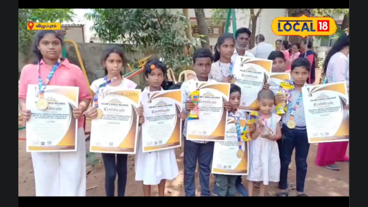 10,000 Cartoons In 51 Minutes: Tamil Nadu Students Create World Record ...