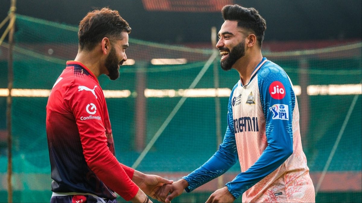 Mohammed Siraj Meets Virat Kohli Ahead Of GT's IPL 2025 Match Against RCB At Chinnaswamy Stadium ...
