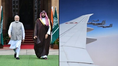In A Special Gesture, Saudi Fighter Jets Escort PM Modi's Plane | Watch ...