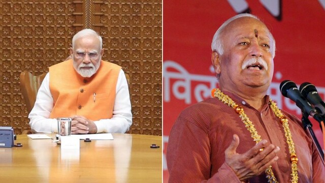 Mohan Bhagwat Meets PM Modi, Says RSS To Stand By Every Govt Move ...