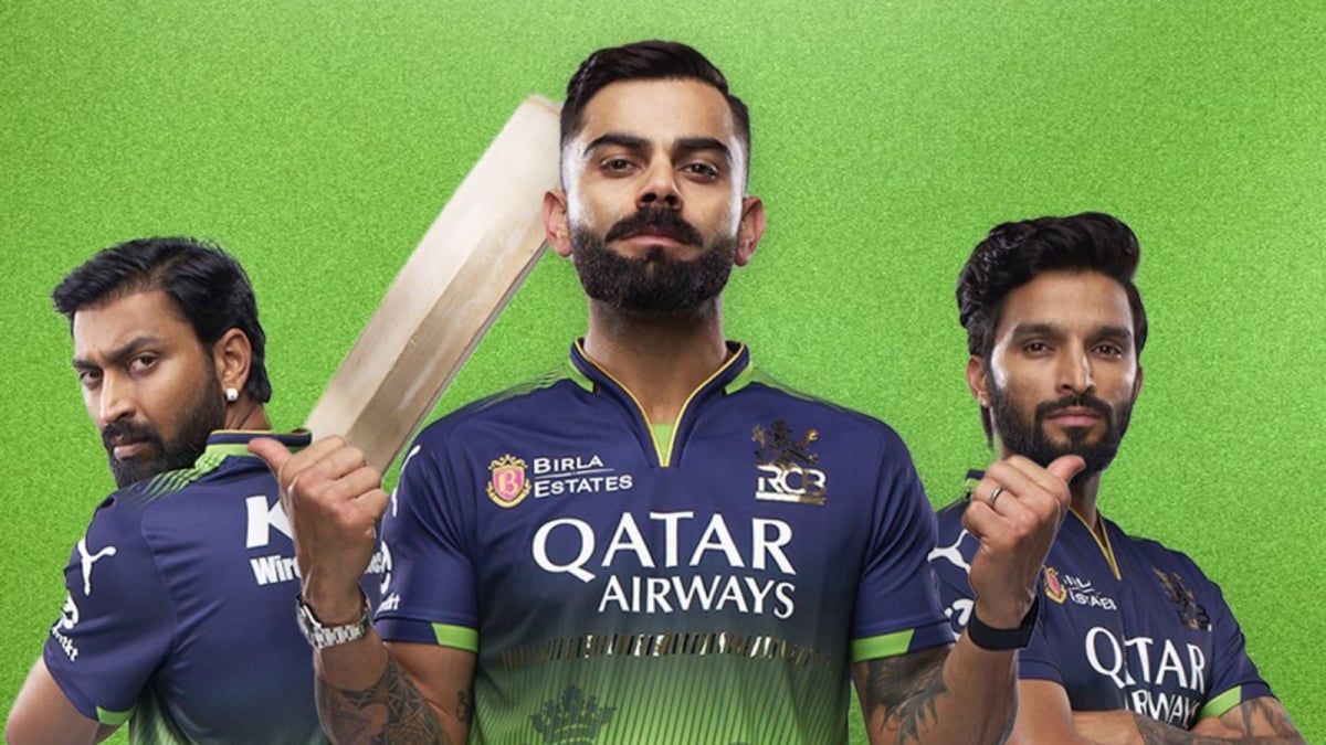 IPL 2025: RCB To Wear Green Jerseys Against RR To Promote Environmental ...