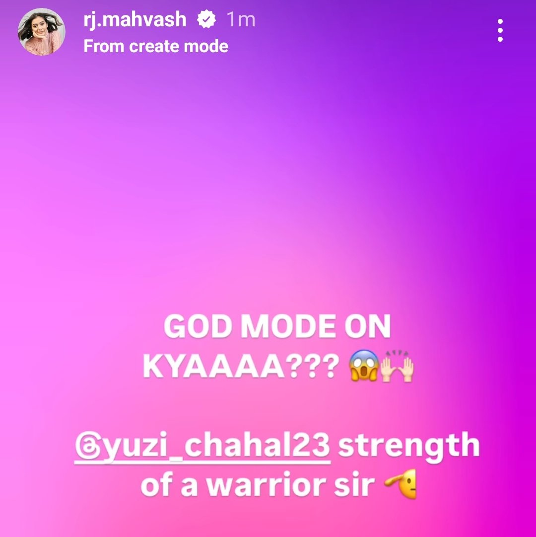 RJ Mahvash's Post After Yuzvendra Chahal Stars With Hat-Trick Is Just ...