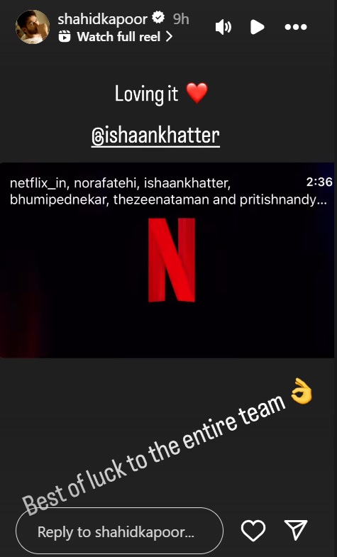 Shahid Kapoor Is ‘Loving’ Ishaan Khatter’s The Royals Trailer; Mira Rajput Says 'Can’t Wait’ To ...