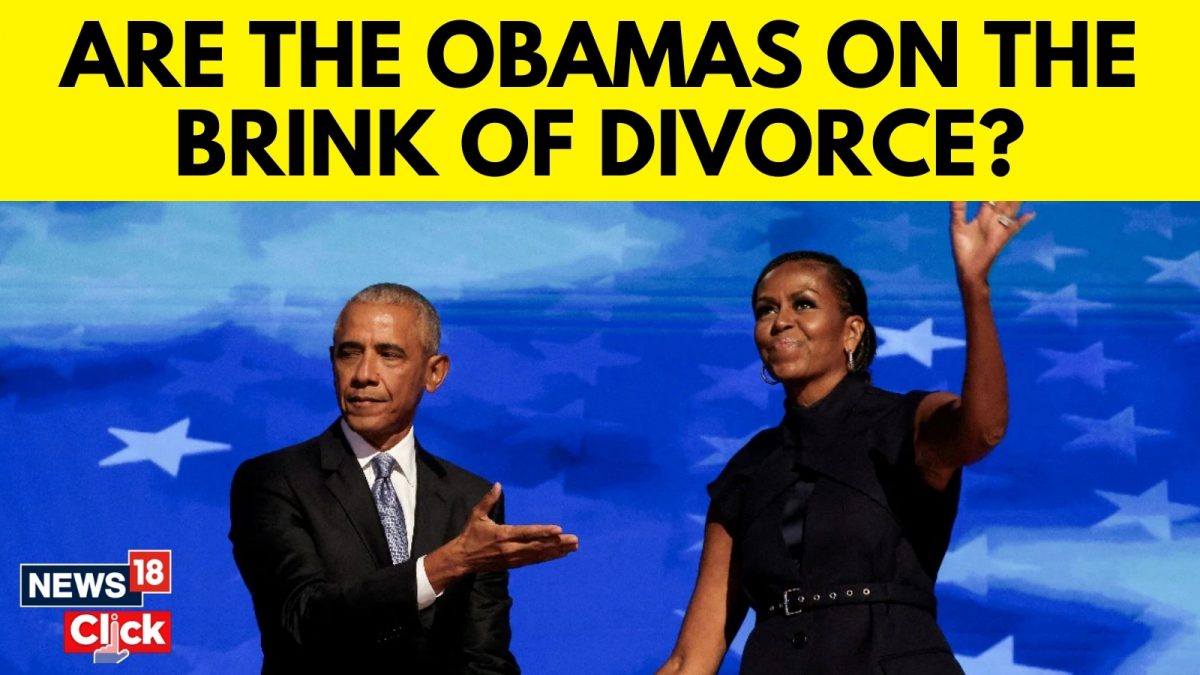 Barack and Michelle Obama's awkward pic sparks rumours online that the ...