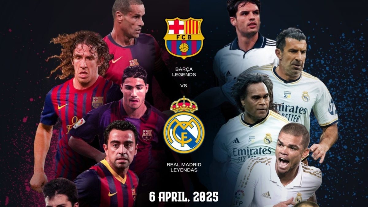 Full Squads For El Clasico Legends Exhibition Between Barcelona And ...