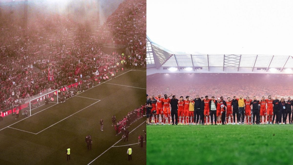 Liverpool Players Sing 'You'll Never Walk Alone' At Anfield With ...
