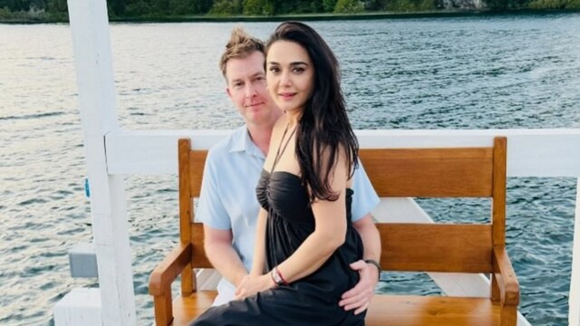 Preity Zinta Sits On 'Pati Parmeshwar' Gene Goodenough's Lap In Rare ...