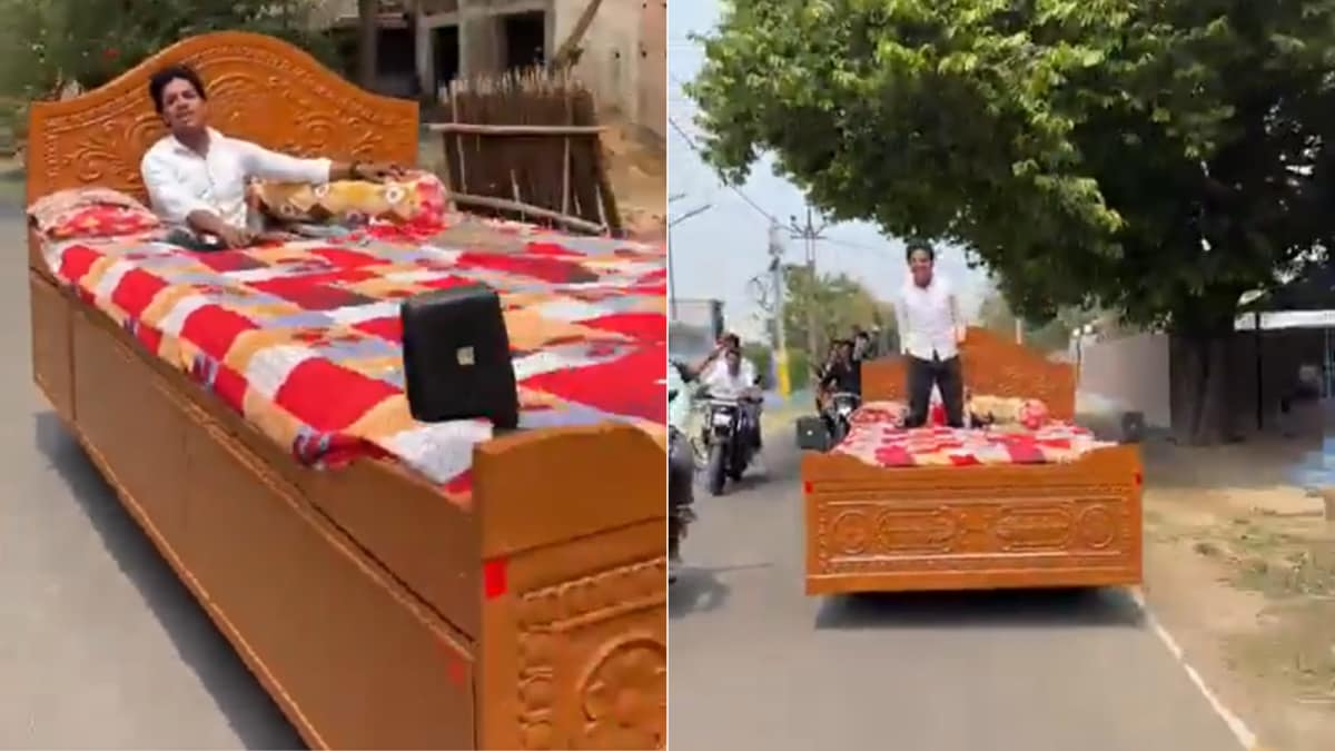 Move Over Sports Cars, West Bengal Man Converts Bed Into A Speeding ...