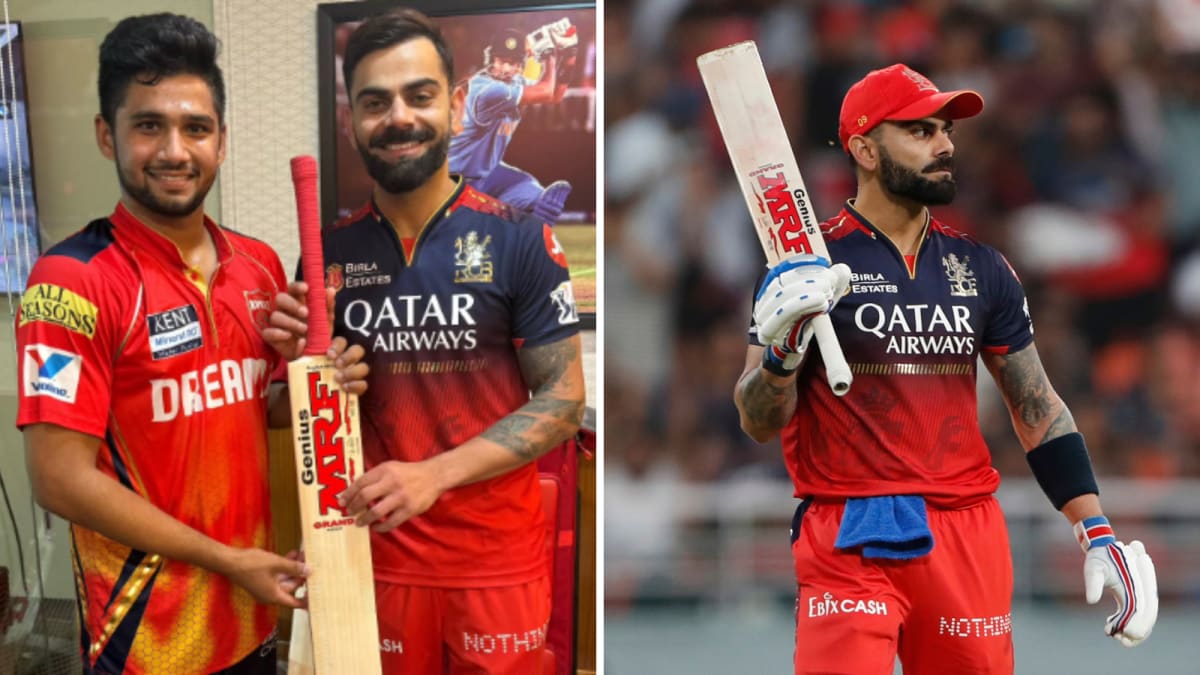 Virat Kohli Makes Heartwarming Gesture, Gifts Musheer Khan His Bat After RCB's Win Over PBKS In ...