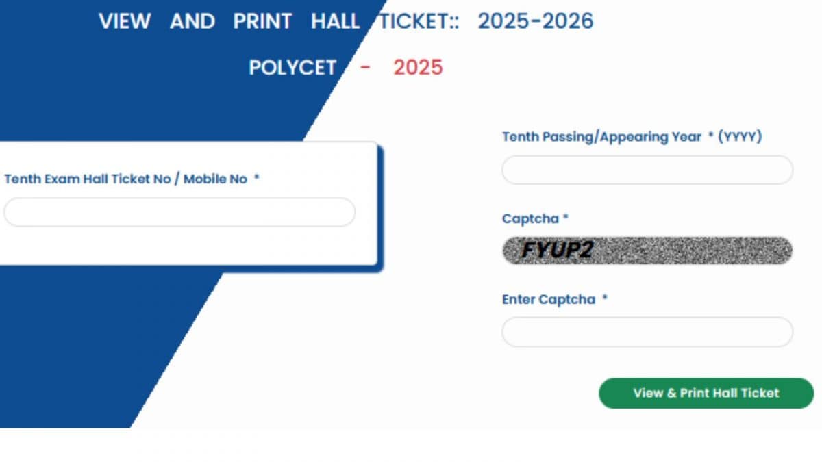 AP POLYCET Hall Ticket 2025 Released, Steps To Download Admit Card ...