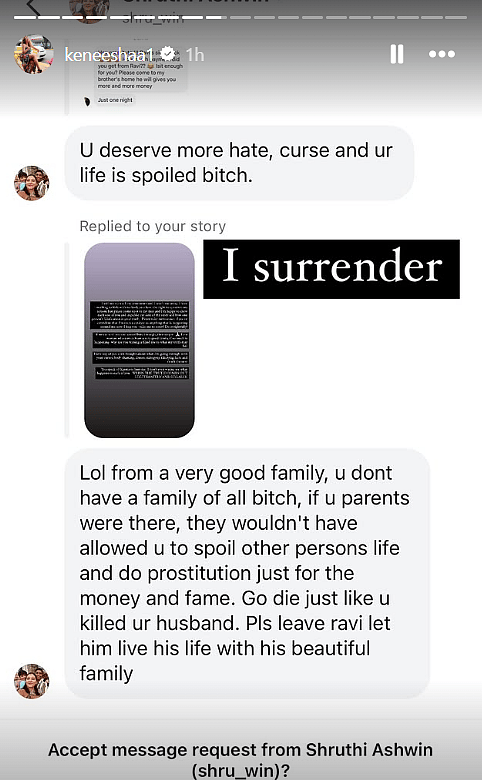 'Go Die, Prostitute': Kenishaa Francis Receives Threats Amid ...