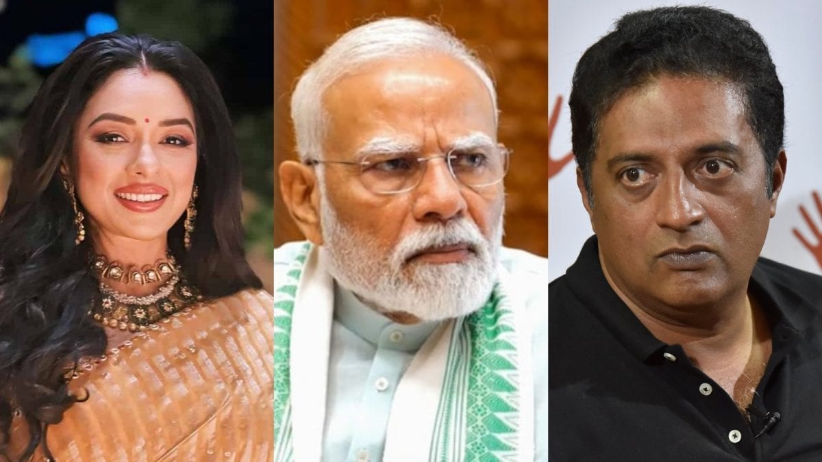Rupali Ganguly Slams Prakash Raj Over Satirical Cartoon On PM Modi ...