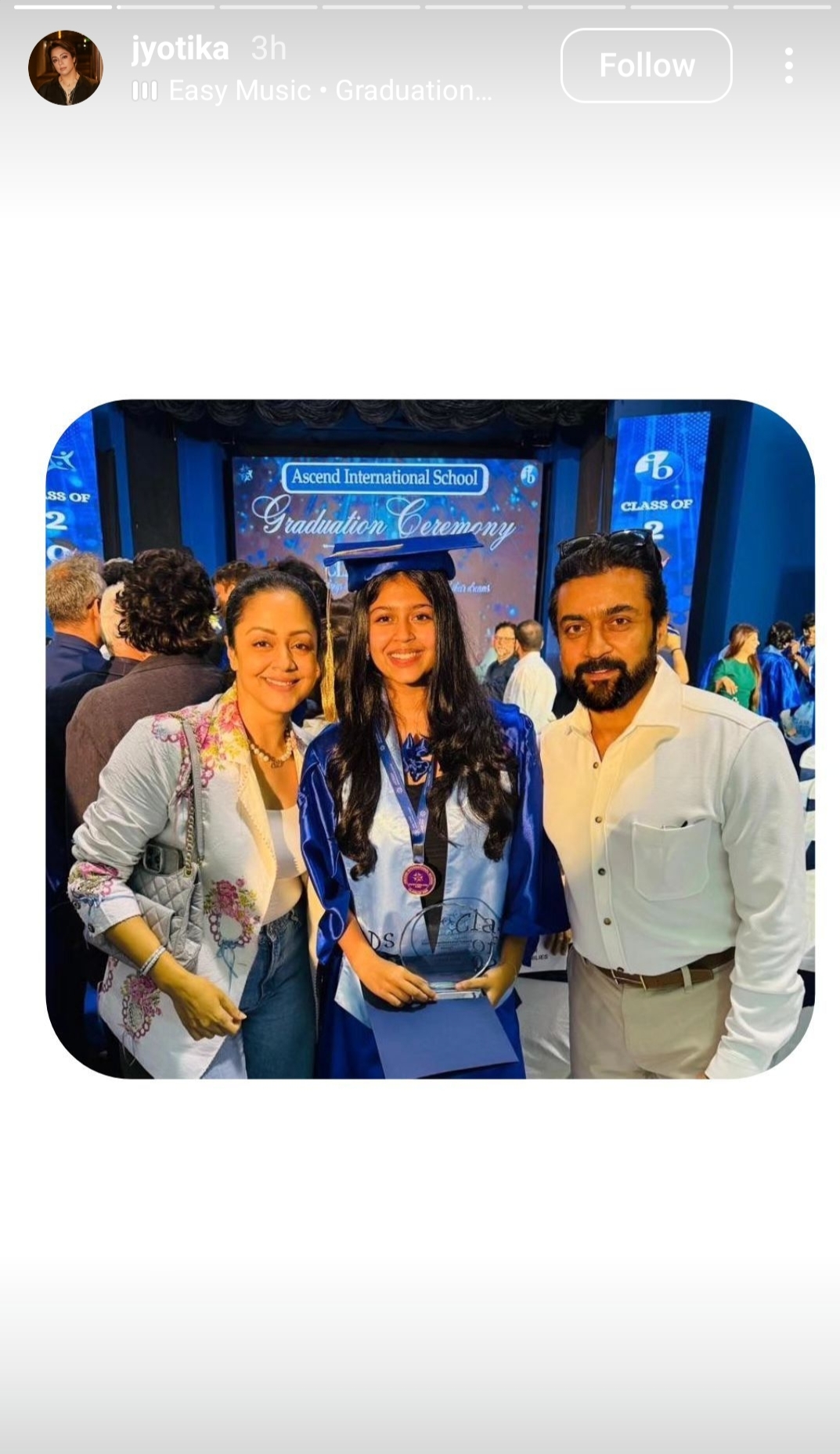 Suriya And Jyotika Attend Daughter Diya’s Graduation, Share Rare Family Photos | Regional Cinema ...