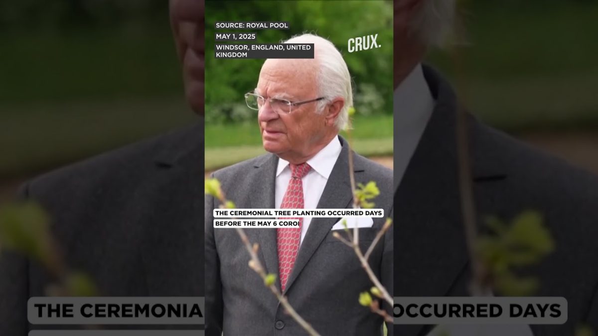 King Charles, Queen Camilla Plant Oak Tree With King and Queen of Sweden