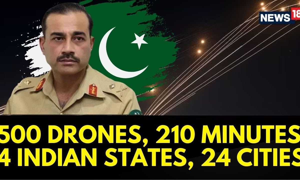 500 Drones, 210 Minutes, 4 Indian States, 24 Cities: Defence Sources ...