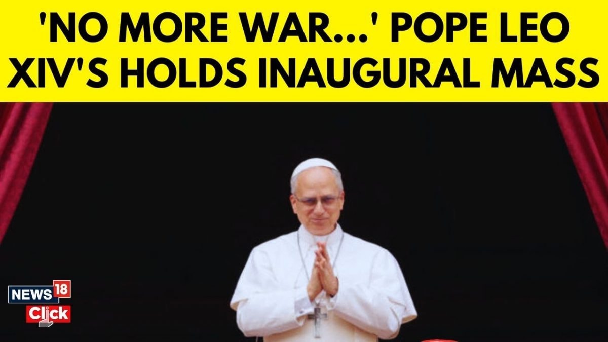 Pope Leo XIV Speech | New Pope Delivers Powerful Message: 'No More War ...