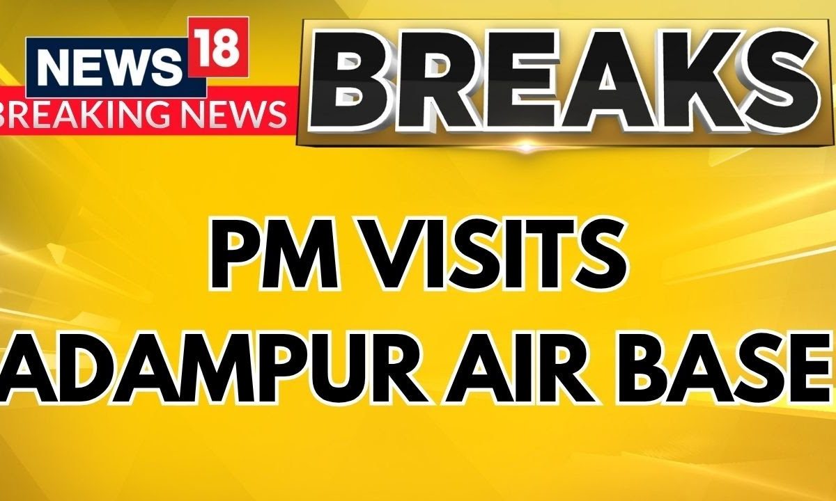 PM Modi Visits Adampur Air Base, Gets Briefed By IAF Officials And ...