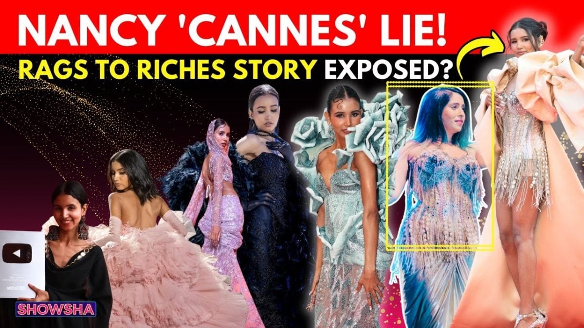 Nancy Tyagi Lies About Stitching Her Own Cannes 2025 Dress? 'Self-Made ...