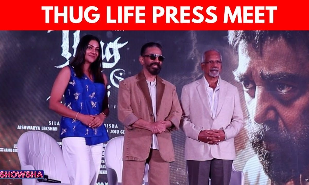 Kamal Haasan, Mani Ratnam & Abhirami Make A Grand Appearance At ‘Thug Life’ Press Meet In Delhi ...