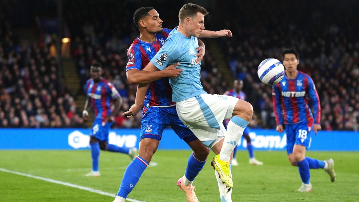 Nottingham Forest's UCL Hopes Hindered After 1-1 Draw At Crystal Palace ...