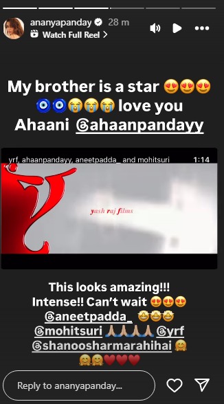 ‘My Brother Is A Star’: Ananya Panday Gushes Over Ahaan Panday’s ...