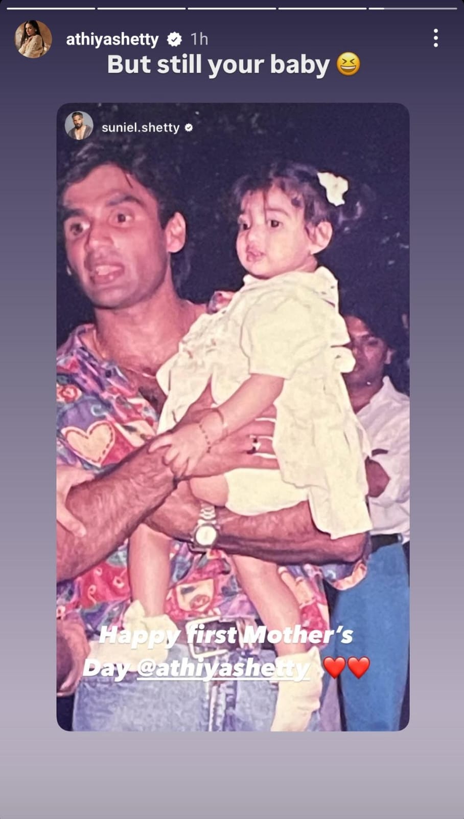 Athiya Shetty Celebrates FIRST Mother’s Day, Suniel Shetty Shares ...