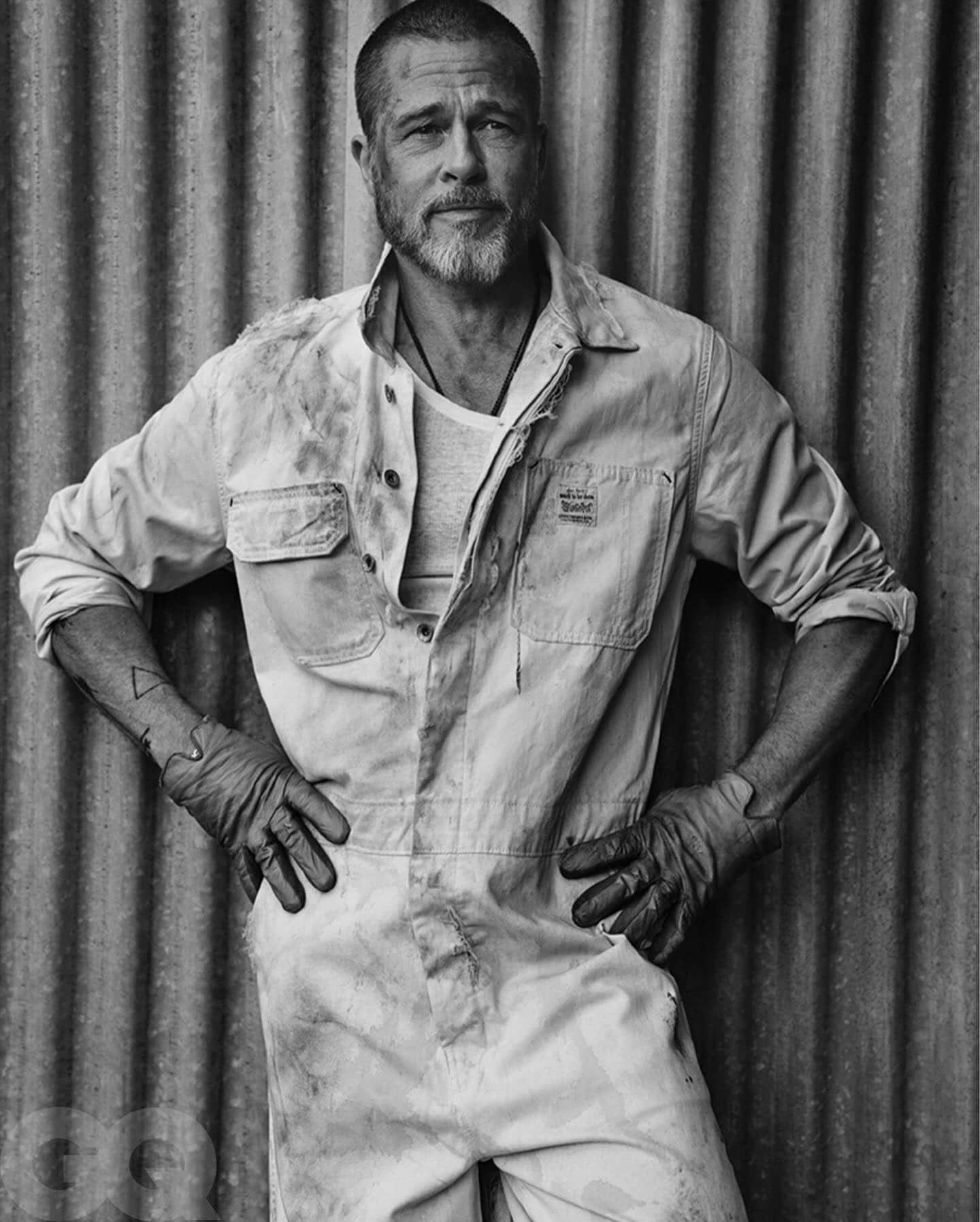 Brad Pitt Makes Internet Swoon With Rugged Looks On Magazine Cover ...