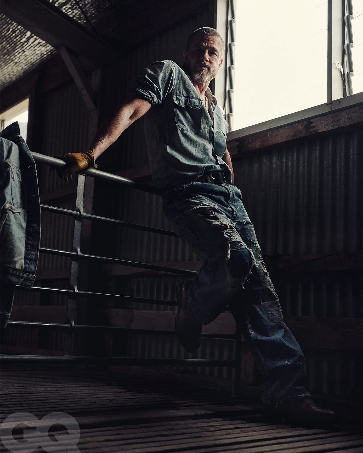 Brad Pitt Makes Internet Swoon With Rugged Looks On Magazine Cover ...