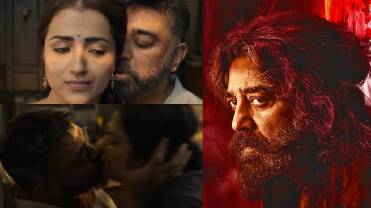 70-Year-Old Kamal Haasan's Intimate Scenes With Younger Co-Stars Trisha, Abhirami Spark Backlash ...