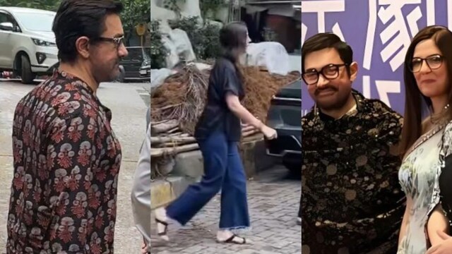 Aamir Khan Enjoys Lunch Date With Girlfriend Gauri Spratt And Son Azad ...