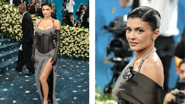 Kylie Jenner Reinvents Power Dressing in Sculpted Ferragamo Tweed at ...