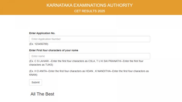 KCET 2025 Results Live Updates: Karnataka UG CET Results Declared ...