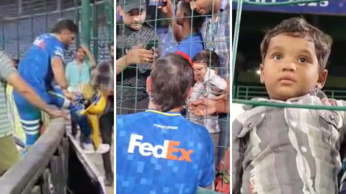 Watch: MS Dhoni Clicks Selfie With Cutest Fan, Heartwearming Moment ...