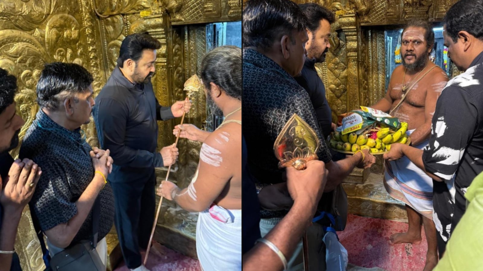 Mohanlal Offers 'Thanga Vel' At Thirumalai Kumarasamy Temple After Thudarum’s Success | Movies ...