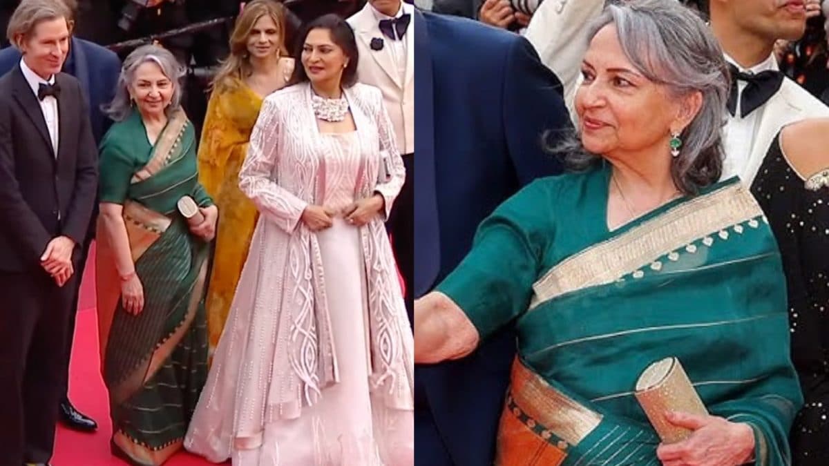 Cannes 2025: Sharmila Tagore Stuns In Green Saree; Simi Garewal Makes ...