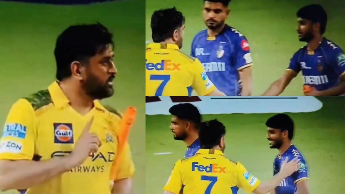 Watch: CSK's MS Dhoni Walks Back To Shake Chetan Sakariya's Hand ...