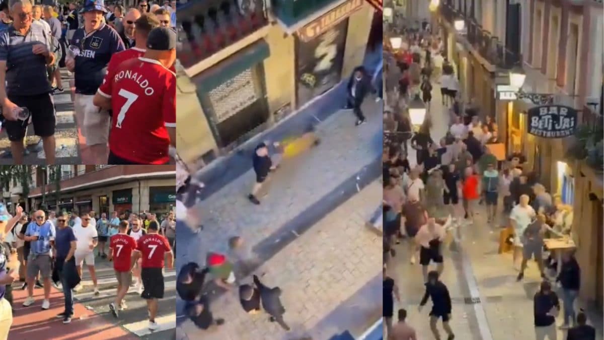 Battle Of San Mames: English Fans Take Over Bilbao Streets Ahead Of UEL ...