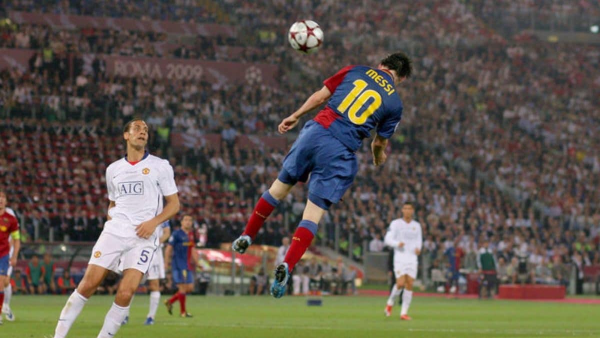 'GOAT's Choice': Lionel Messi Picks Iconic 2009 UCL Final Header As ...