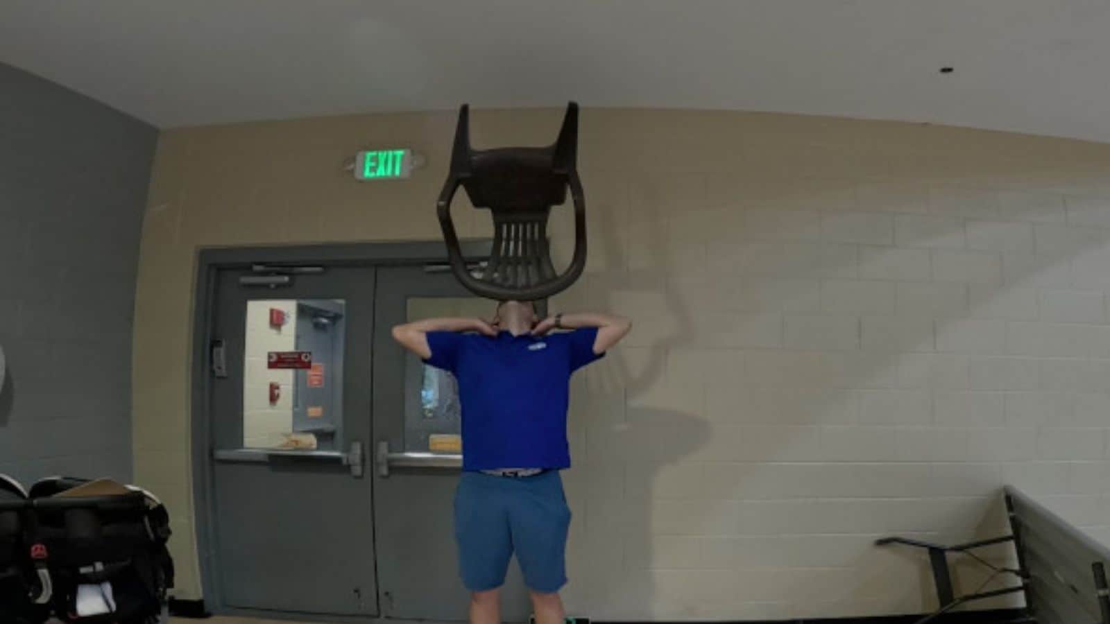 US Man Reclaims Guinness Record Balancing Chair On His Chin | Viral ...