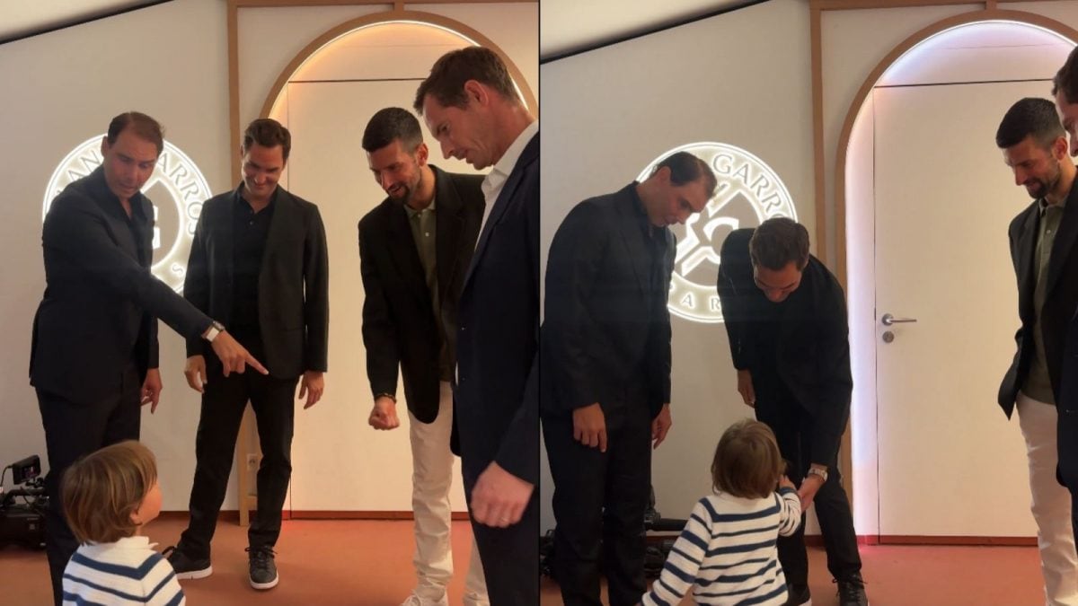 Rafa Jr. Hangs Out With Big 4 Of Modern Day Tennis, Video Goes Viral ...
