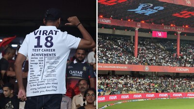 Kohli Fever Grips Chinnaswamy As Fans Brave Rain in All-White Tribute ...