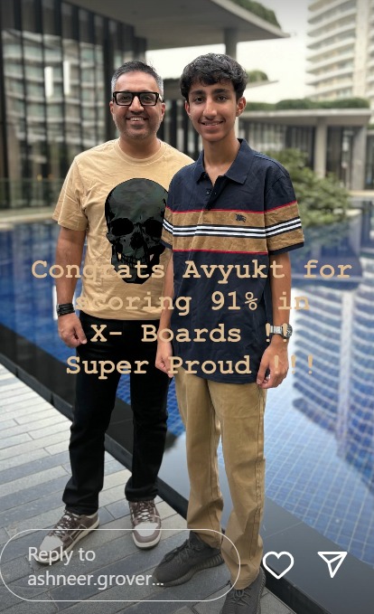Ashneer Grover Is ‘Super Proud’ As Son Avyukt Scores 91% In ICSE Class 10 Exams | Viral News ...