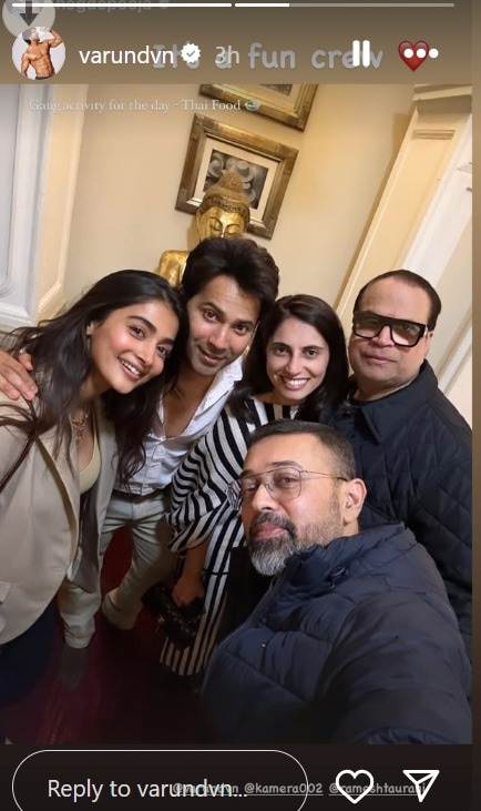 Varun Dhawan's Latest Gang Activity With ‘Fun Crew’ Is Eating Thai Food ...