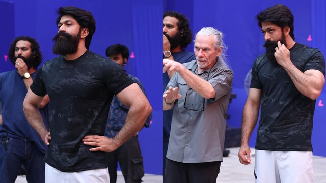 Yash Flaunts His Moustache, Begins Shooting For Ramayana; Photos From Sets Go Viral | Bollywood ...