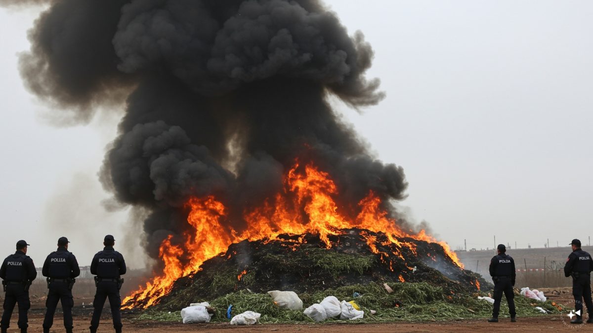 Police Burn 20kg Of Confiscated Weed, An Entire Town Is Stoned Now ...