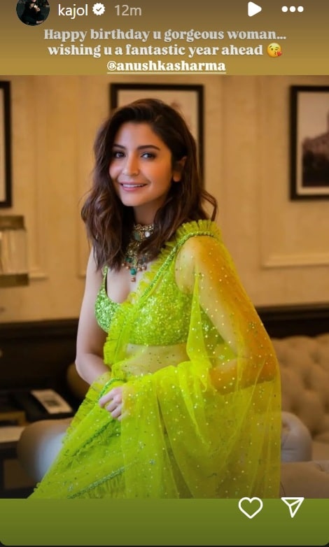 Kajol Wishes Fantastic Year To ‘Gorgeous Woman’ Anushka Sharma On Her ...