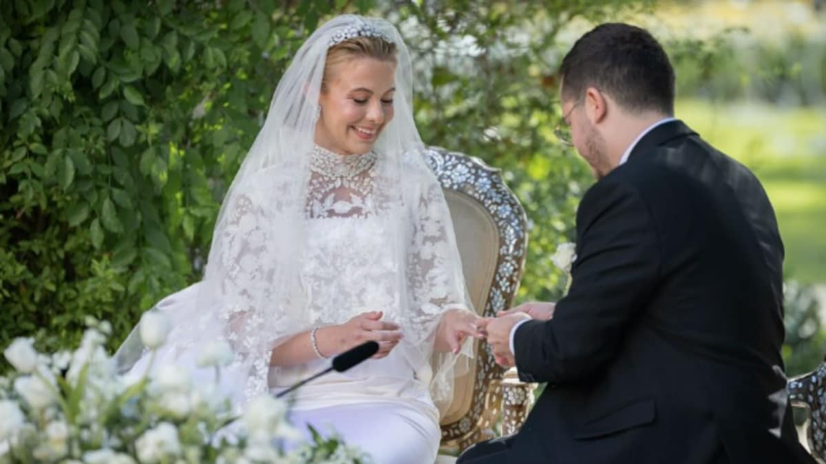 In Pics: Jordan’s Princess Aisha bint Faisal Marries Kareem Yazeed Al ...