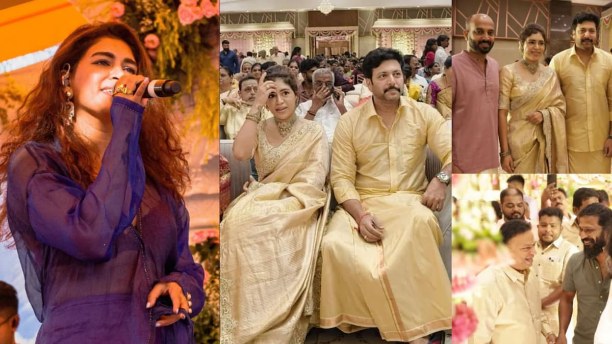 Who Is The Woman With Ravi Mohan? Wedding Pic With Goan Singer Sparks ...