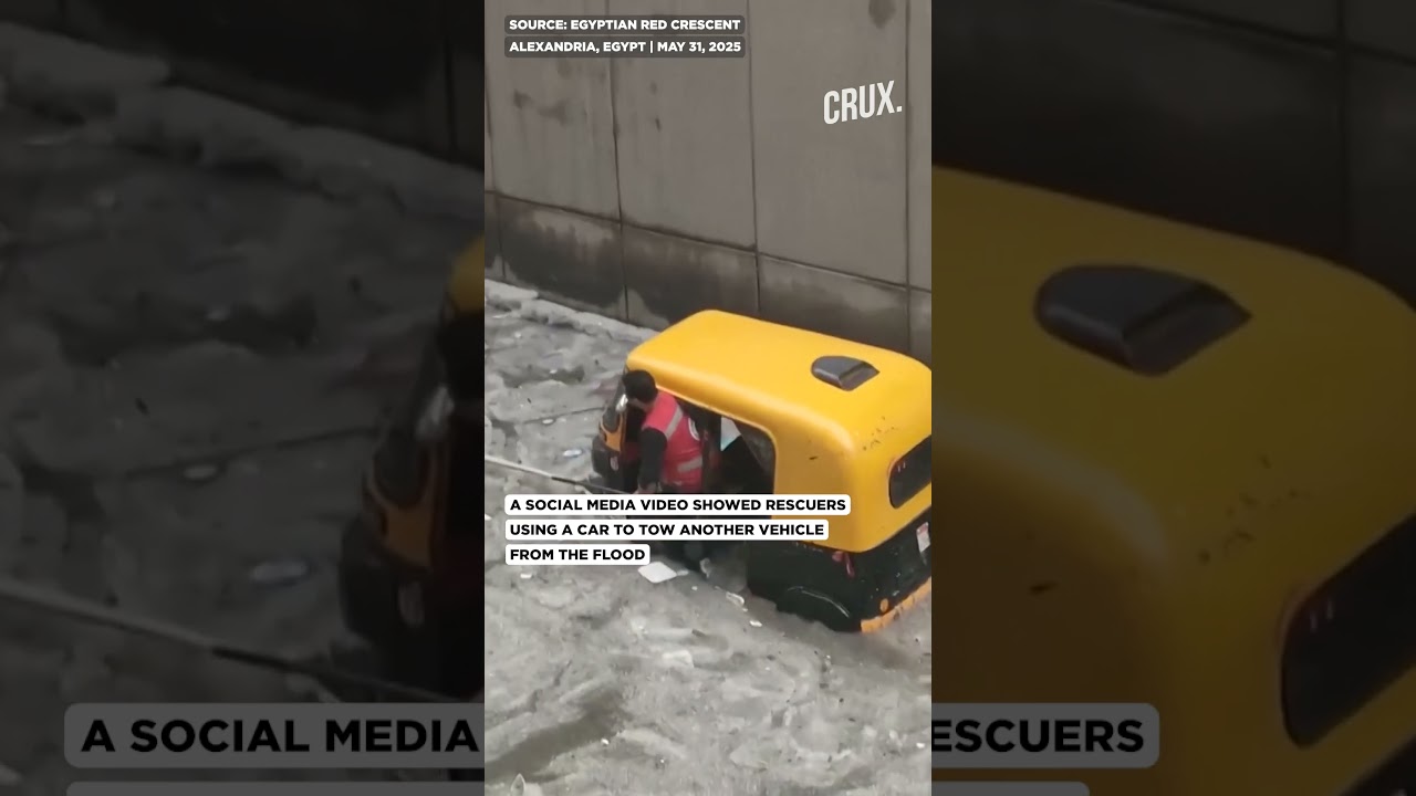 Fierce Storm Floods Alexandria as Rescuers Save Lives Amid Torrential Rain