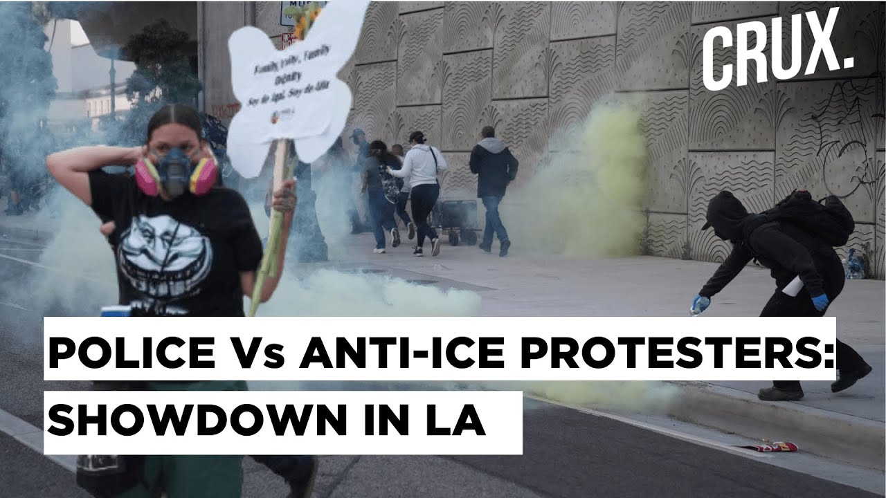 ‘Military-style Force…’: Riot Police, Anti-ICE Protesters Square Off In ...